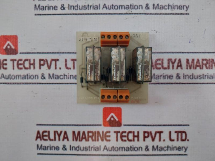 Weidmuller P7045 Shutdown Pc Board Schrack 10A/250Vac 3 Relay Module 5 ...