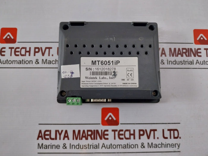 Weintek Mt6051Ip Digital Touchscreen Interface 300Ma 24Vdc – Aeliya Marine
