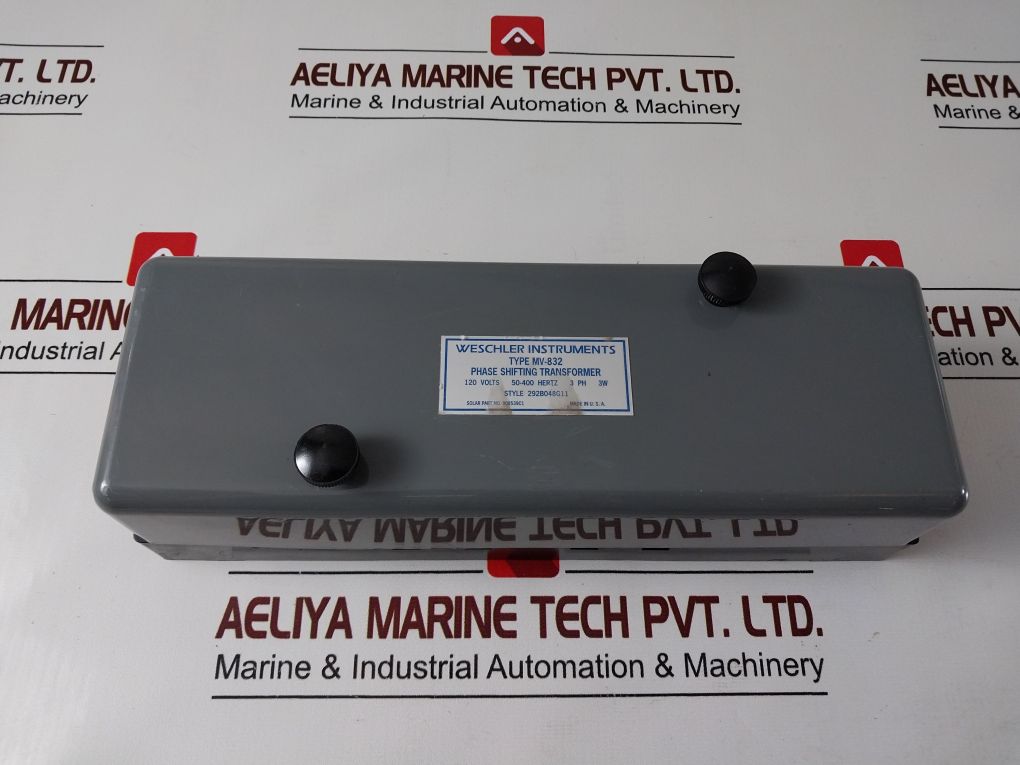 Weschler Mv-832 Phase Shifting Transformer 120 Volts – Aeliya Marine