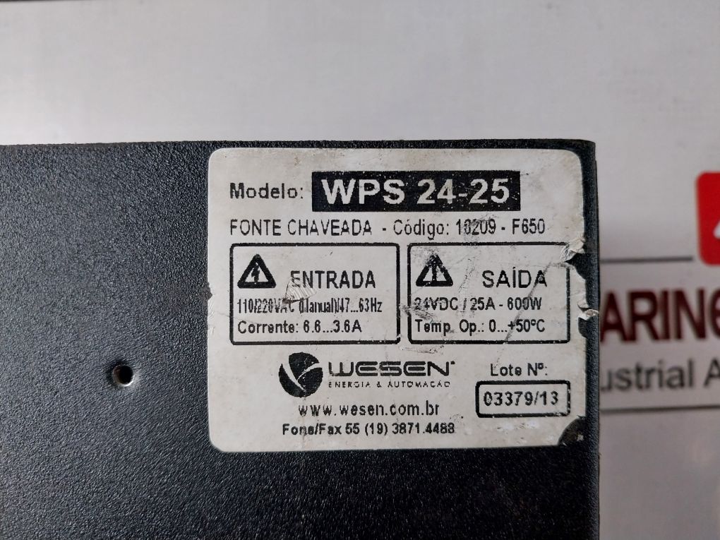 Wesen Wps 24-25 Power Supply – Aeliya Marine