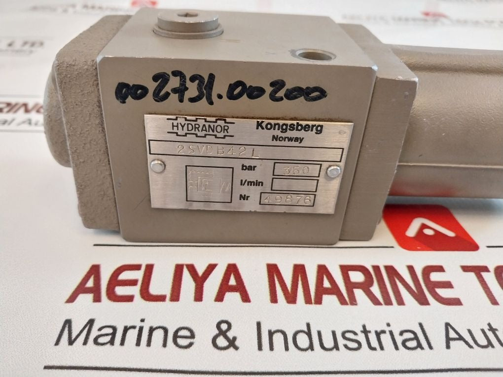 Hydranor Kongsberg 2Svdb42L Hydraulic Relief Valve – Aeliya Marine