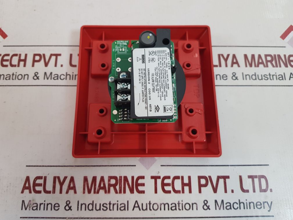 Wheelock Mt-12/24 Fire Alarm Device – Aeliya Marine