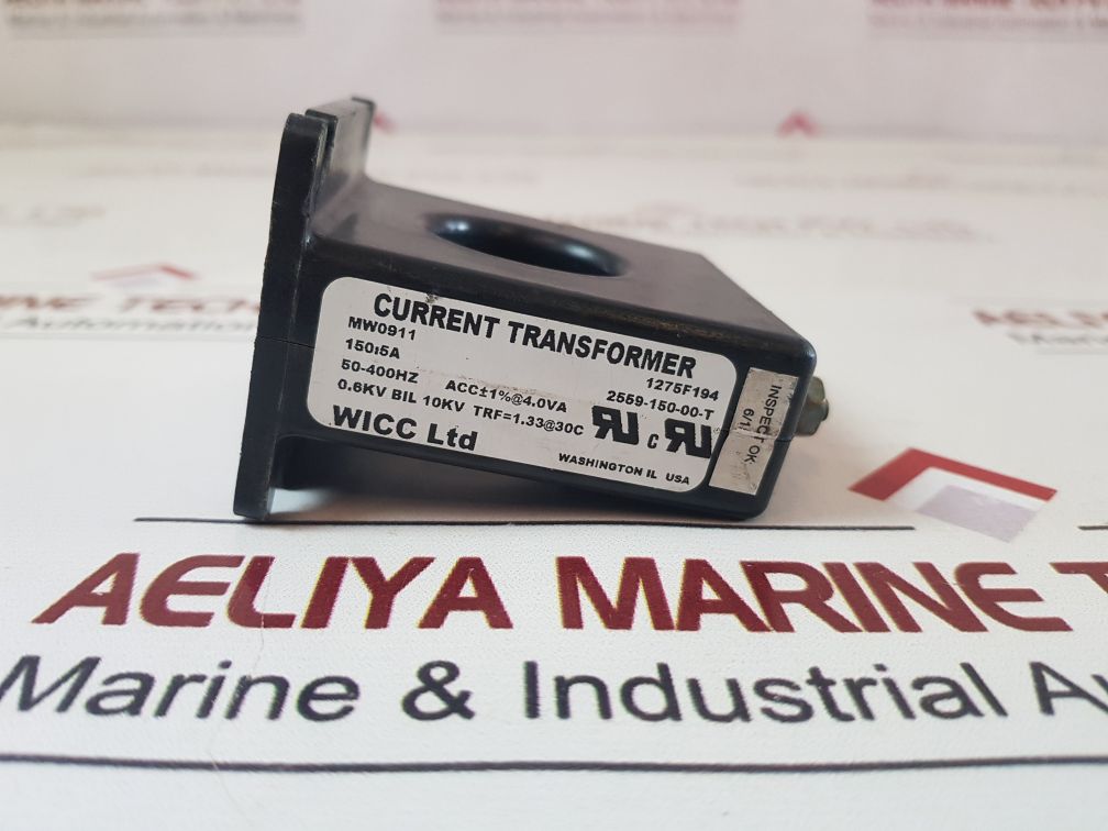 Wicc Mw0911 Current Transformer – Aeliya Marine
