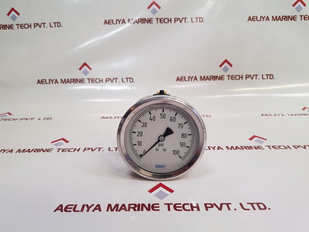 Wika 0 To 100 Psi Pressure Gauge – Aeliya Marine