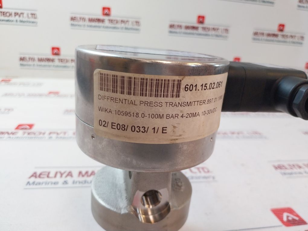 Wika 891.34.1998 Differential Pressure Transmitter Max 25 Bar – Aeliya Marine