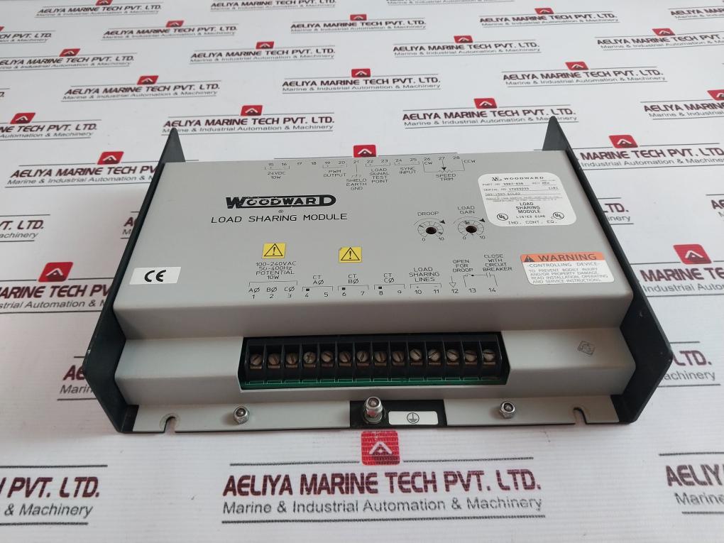 Woodward 9907-838 Speed Control Board 100-240Vac 50-400Hz – Aeliya Marine