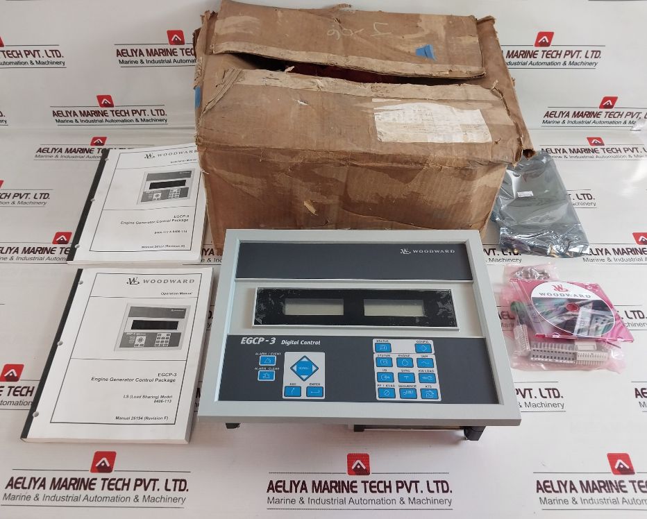 Woodward Egcp-3 Digital Control 8406-113 Operator Interface Rev. R ...