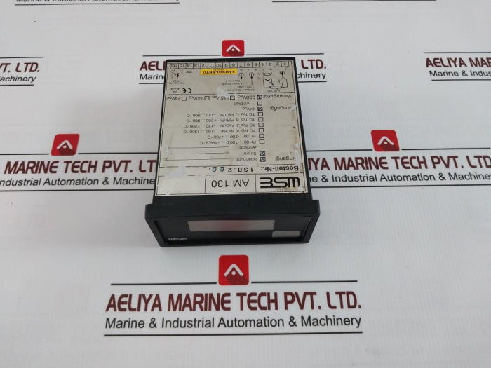 Wse Am 130 Panel Meter 130.200 24Vdc/30Ma 230Vac Pt100 5Vdc/20Ma 7Va ...