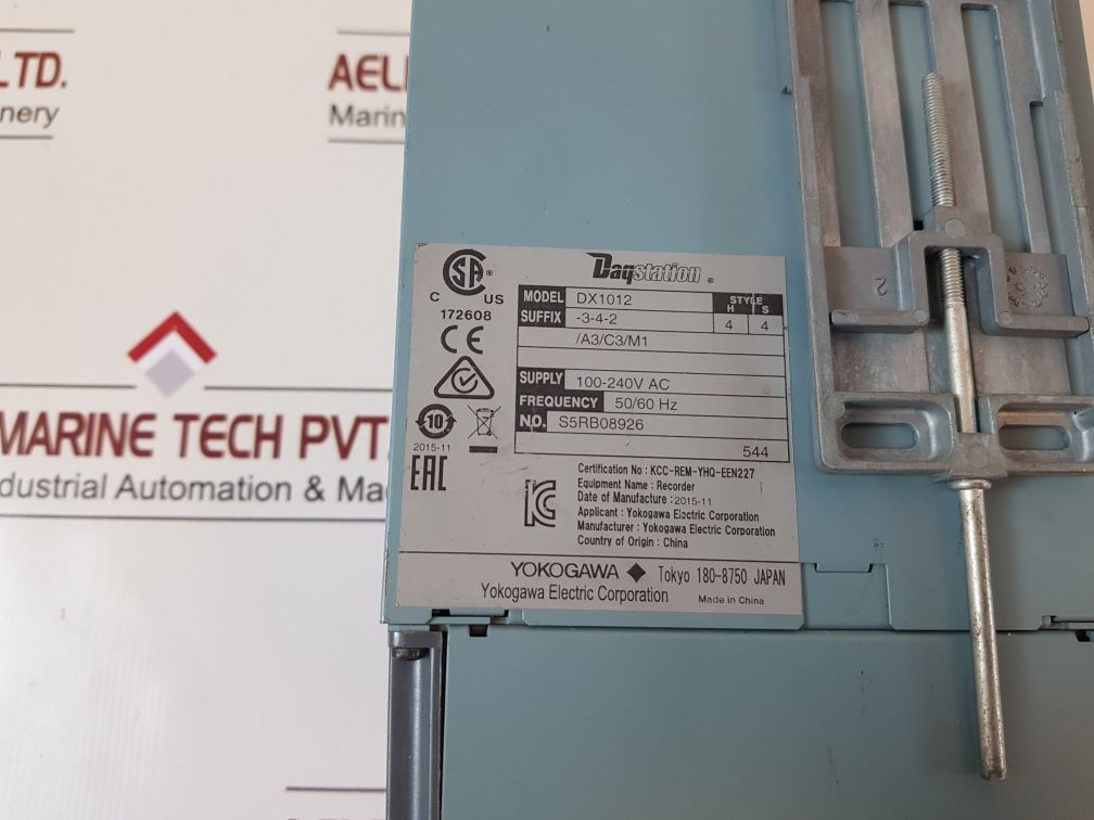 Yokogawa Electric Dx1012 Recorder 50/60Hz – Aeliya Marine