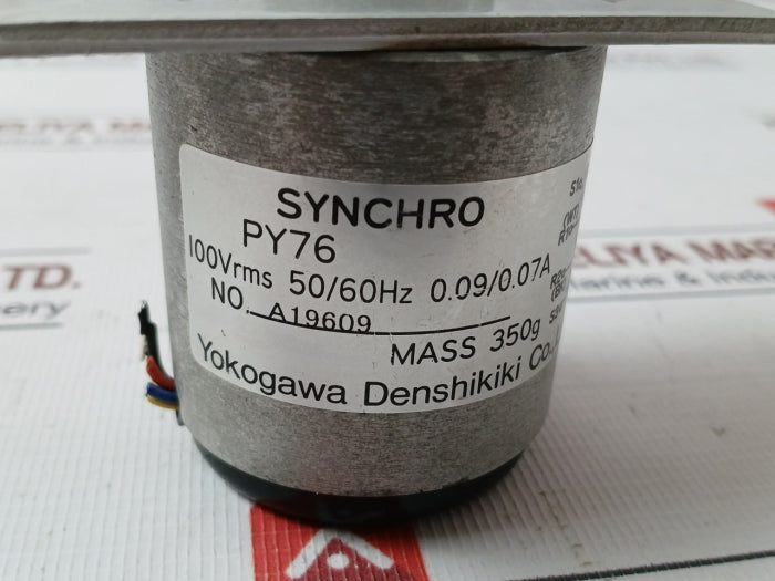 Yokogawa Py76 Synchro 100V Rms 50/60 Hz A19609 0.09A / 0.07A – Aeliya Marine