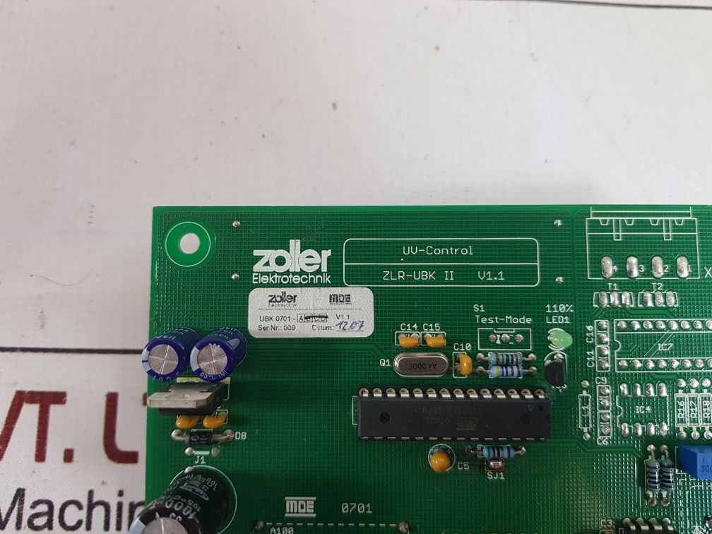 Zoller Zlr-ubk Uv-control Board – Aeliya Marine